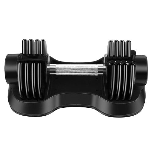 SUGIFT Adjustable Dumbbell 25 lbs with Fast Automatic Adjustable and ...