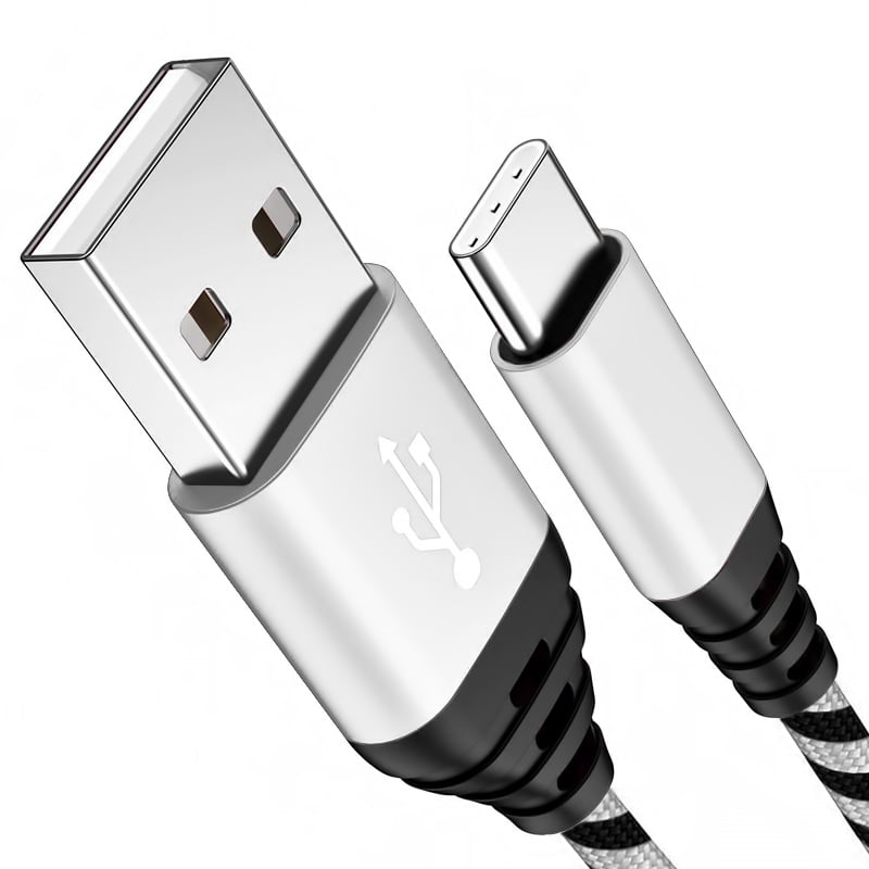 Usb Type C Fast Charging Cable 6ft Usb C Type C 31 Nylon Braided Data Sync Charger Cable Cord