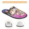 Demon Slayer Kamado Nezuko Furry Slippers For Men Women Fuzzy House ...