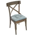 Klear Vu Gripper 16" x 15" Gingham Tufted Chair Cushion - Set of 2 ...