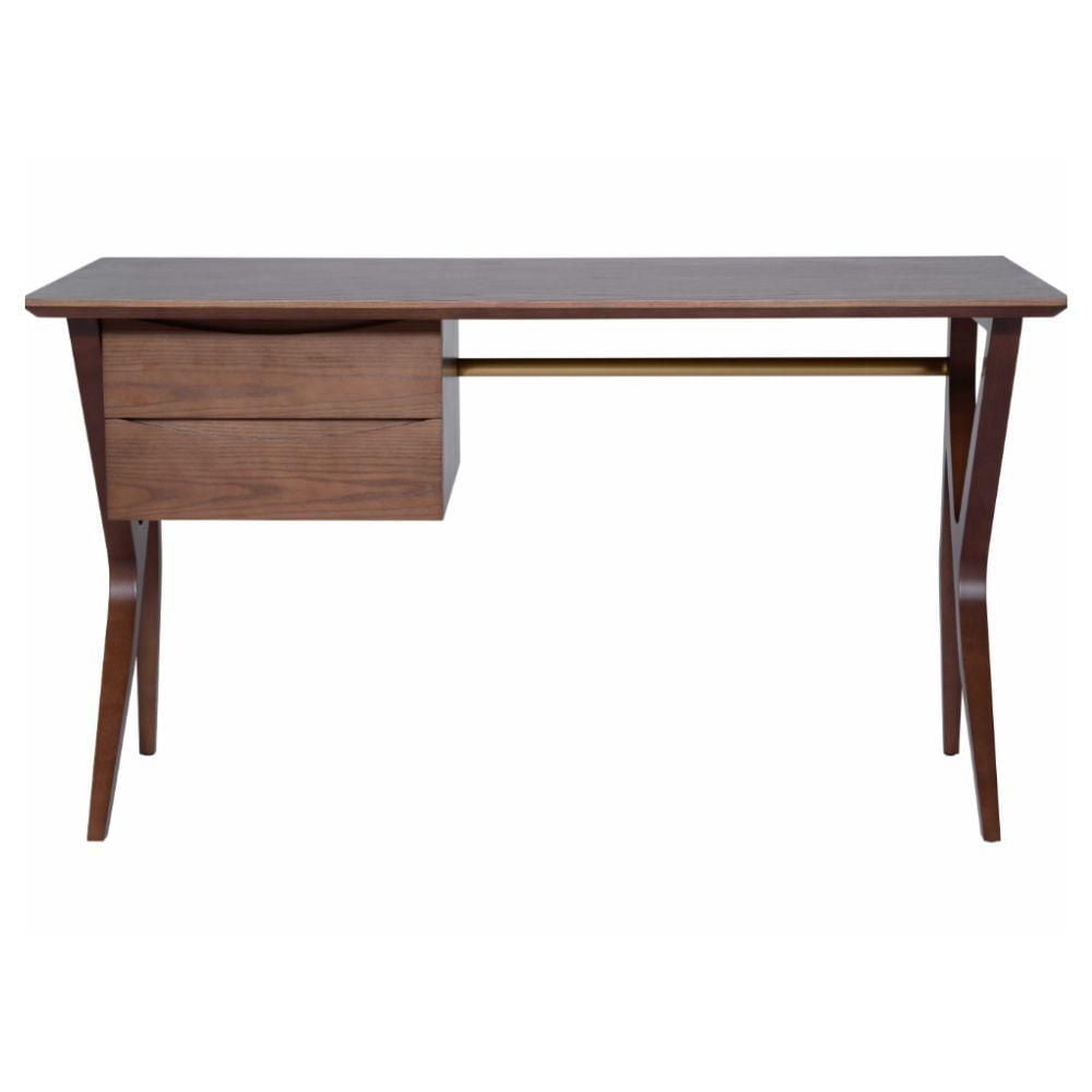 Click here for Take Me Home Furniture Karlo Desk With Walnut Top... prices