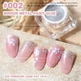Wangjiaoid Dried Flowers Epoxy Resin 4 Color Gel Nail Polish Gold