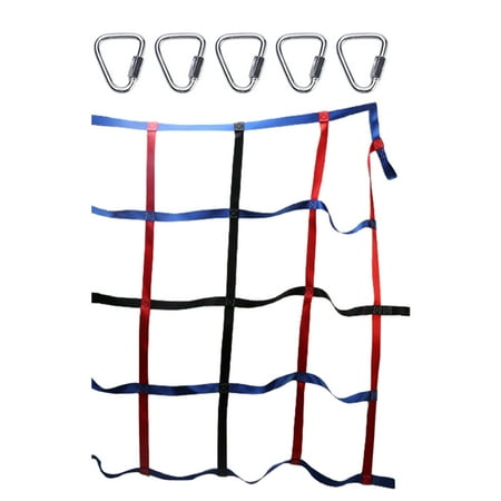 Climbing Cargo Net Outdoor Obstacle Course Games For Kids Hanging Rope ...
