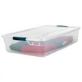 Rubbermaid Clever Store Basic Latch-Lid Container 17 3/4wx29dx6 1/8h ...