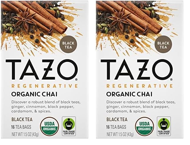 Bolsitas de té TAZO Black Tea Regenerative Organic Chai 16x2 | Walmart ...