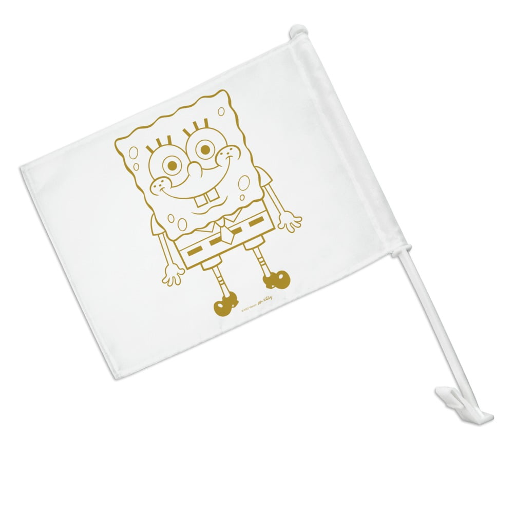 SpongeBob Full Front Car Truck Flag with Window Clip On Pole Holder ...