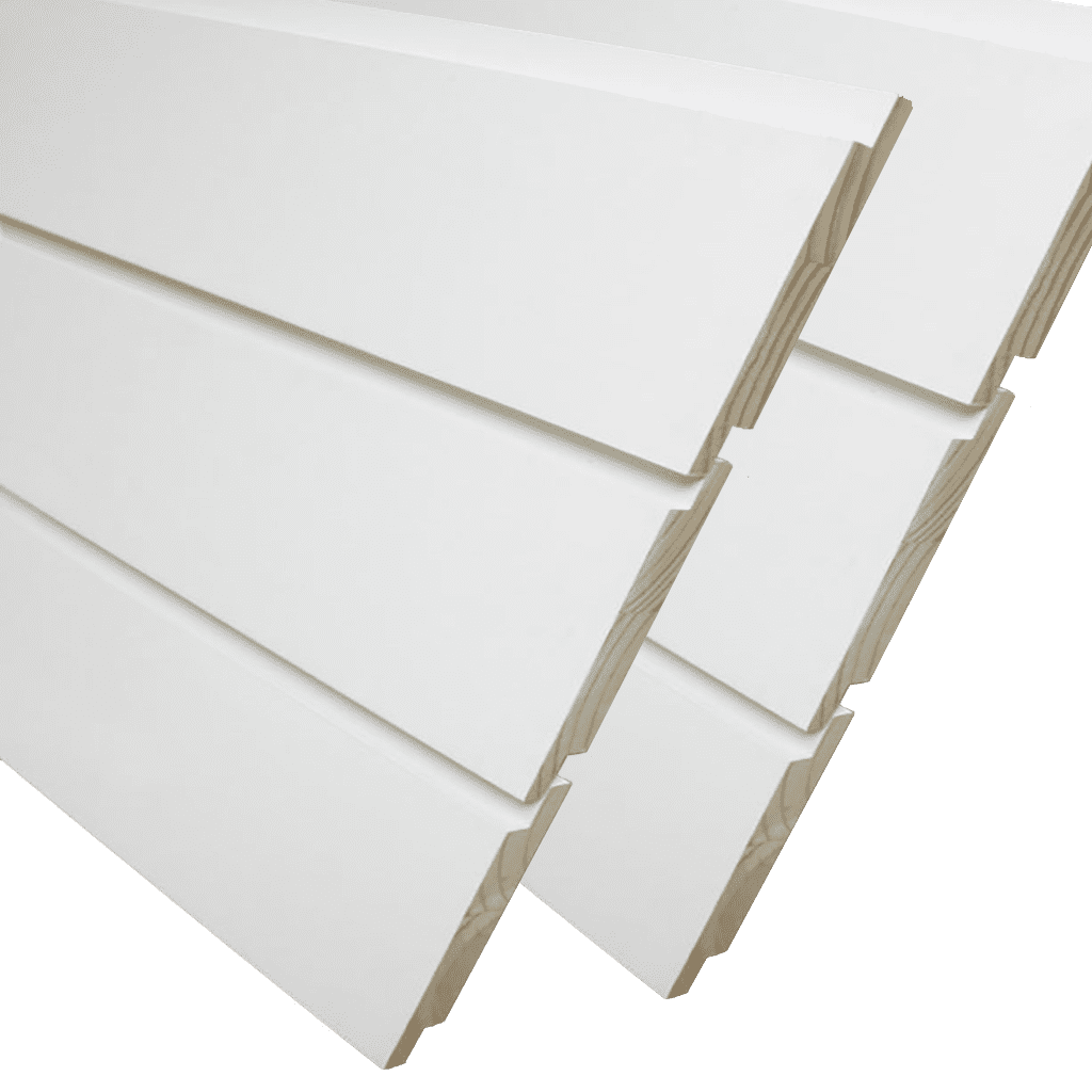 Nickel Gap White Shiplap Boards 9/16 in. x 7 ft. - Walmart.com