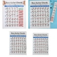 pitrice Electric Bass Guitar Chord Chart 4 String Comprehensive ...