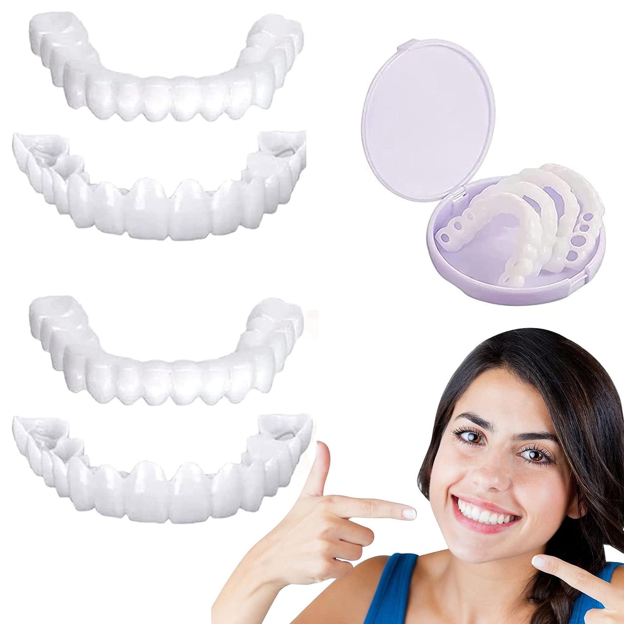 Click here for Jarengo Fake Teeth  4pcs Dentures Teeth For Women... prices