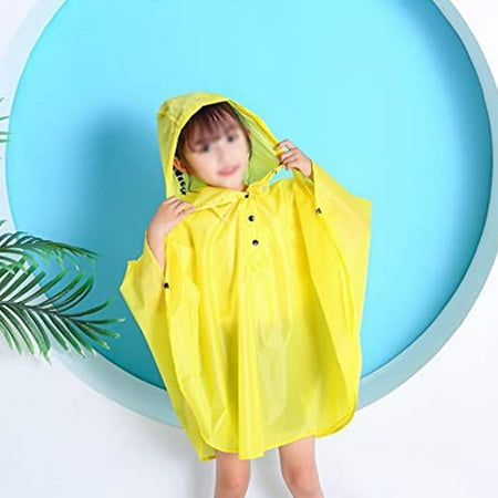 Kids Rain Poncho Hooded Jacket Rain Coat | Walmart Canada