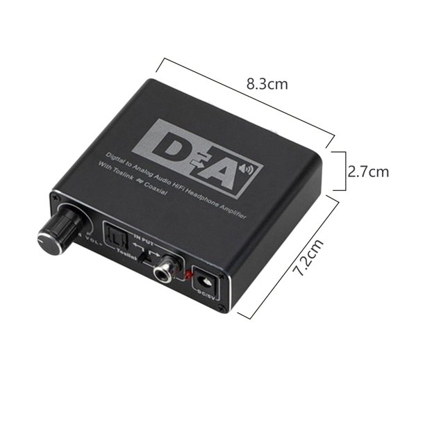 Digital to Analog Converter 5.1 Channel Audio Separation 3.5mm ...