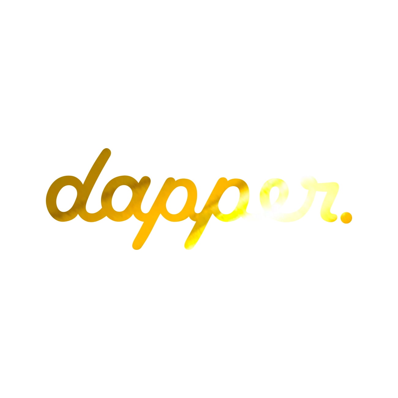 Dapper Sticker Decal Die Cut - Self Adhesive Vinyl - Weatherproof ...