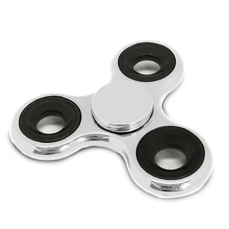 IN Spinner Silver Chromed Fidget Spinner - Walmart.com