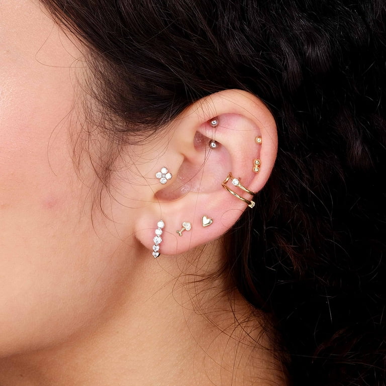 Heart Piercing Helix