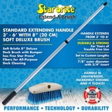 New Extending Handle W/ Screw Thread End & 8" Brush starbrite 40097 ...