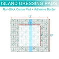 Scheam Waterproof Shower Cover + Non-Stick Center Pad,10 Pcs Peritoneal ...