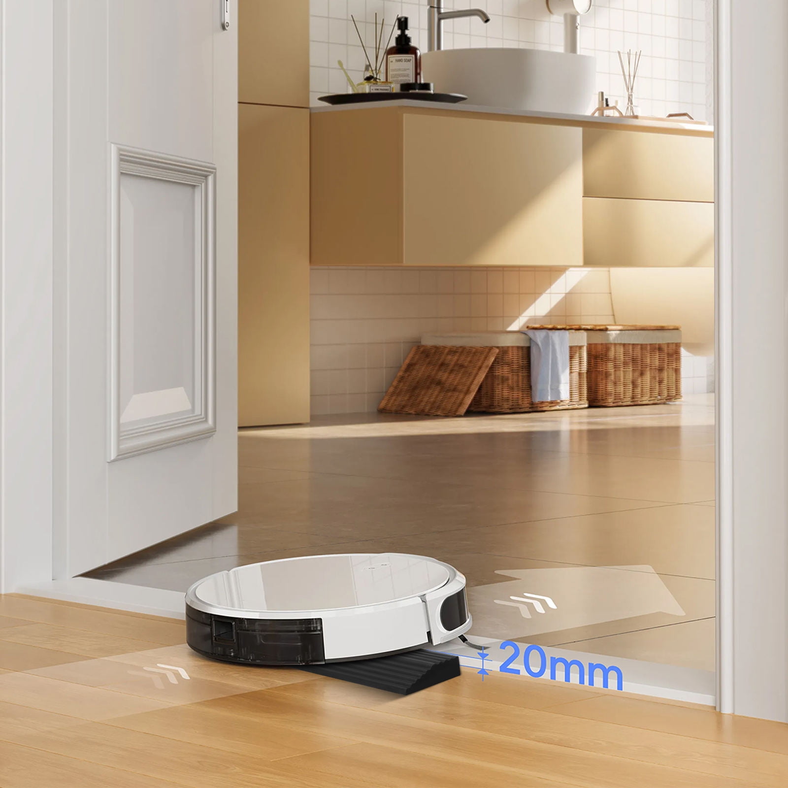 Click here for Raindrops Ramp For Robot Vacuum Anti Slip Rubber F... prices