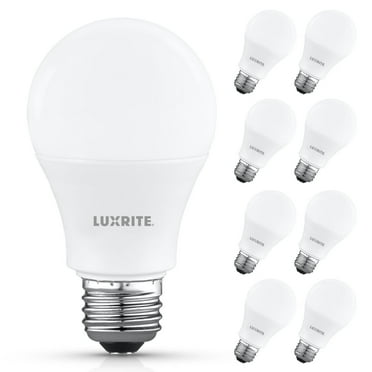 QYUN-A19 Led Light Bulb, 60 Watt Equivalent, 5000K Daylight White, 900Lm, E26 Base, Dimmable, 9W ...