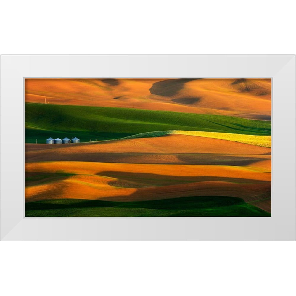 Chang, Phillip 24x15 White Modern Wood Framed Museum Art Print Titled ...