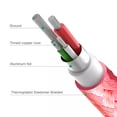 3 Ft. High-Speed 3A Nylon Braided USB-C to USB-A Charge & Sync Cable ...