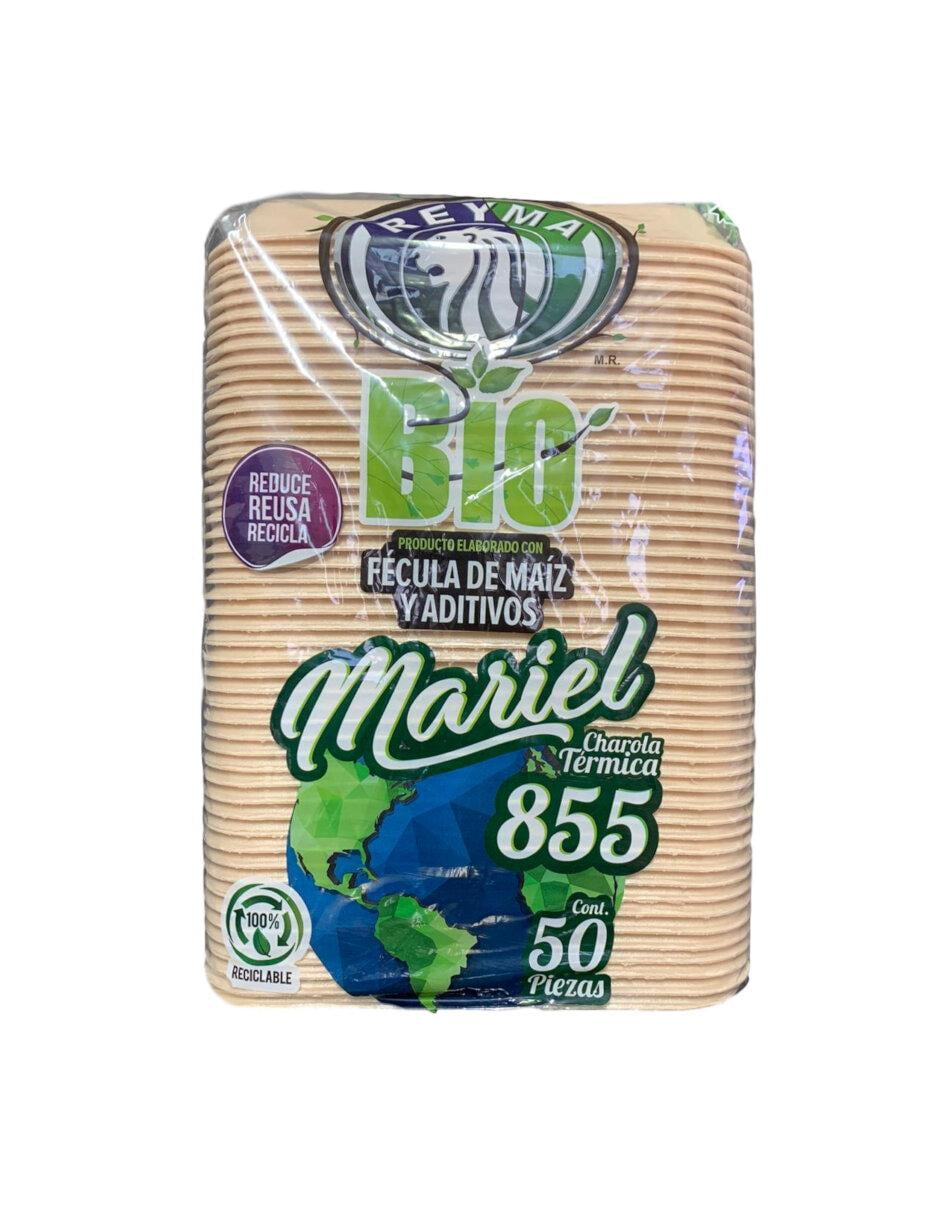 Pack de 10 Charola Des. Mariel #855 Term. Bio 50 piezas Mariel #855 ...