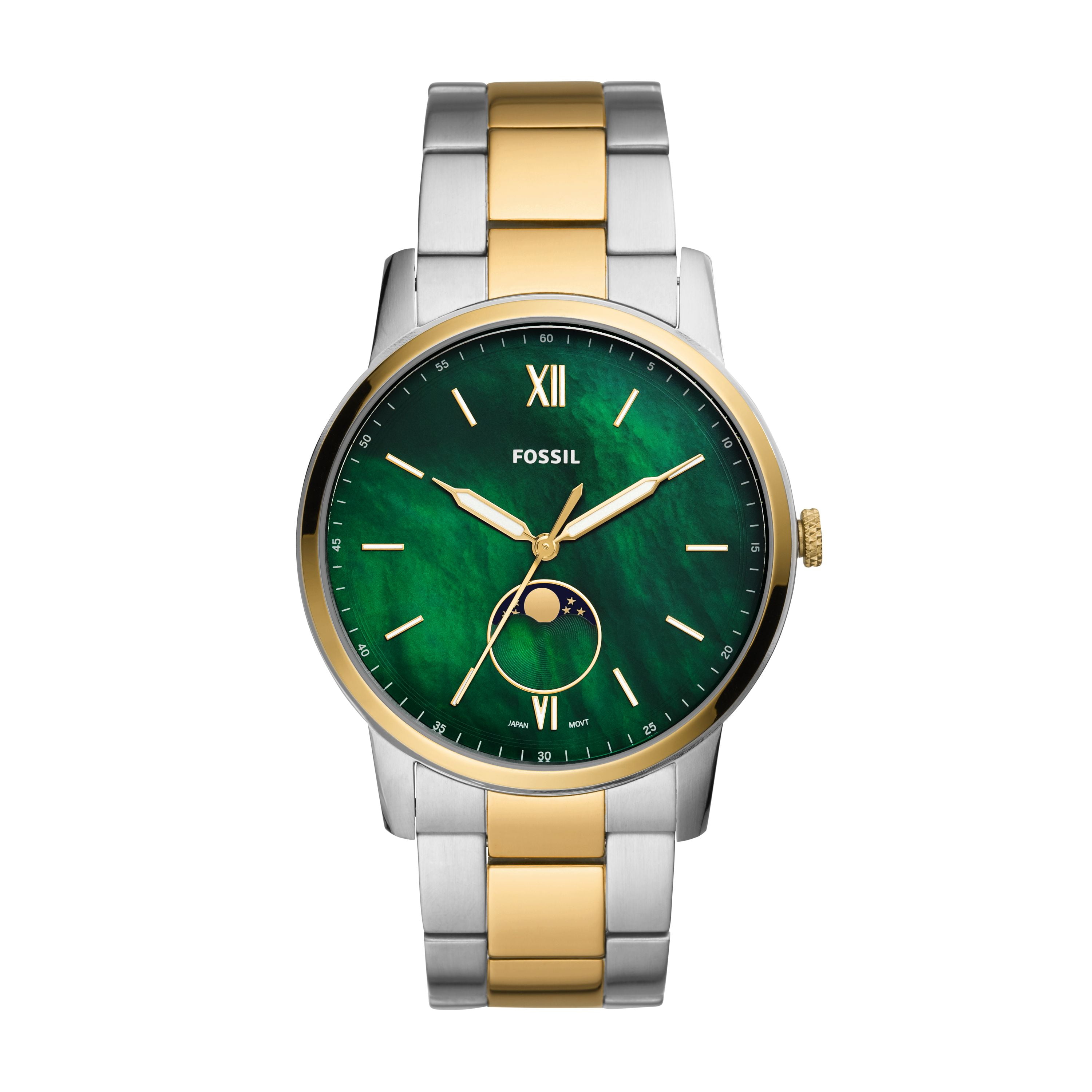 Fossil Men's The Minimalist Moonphase Three-Hand, Stainless Steel Watch ...