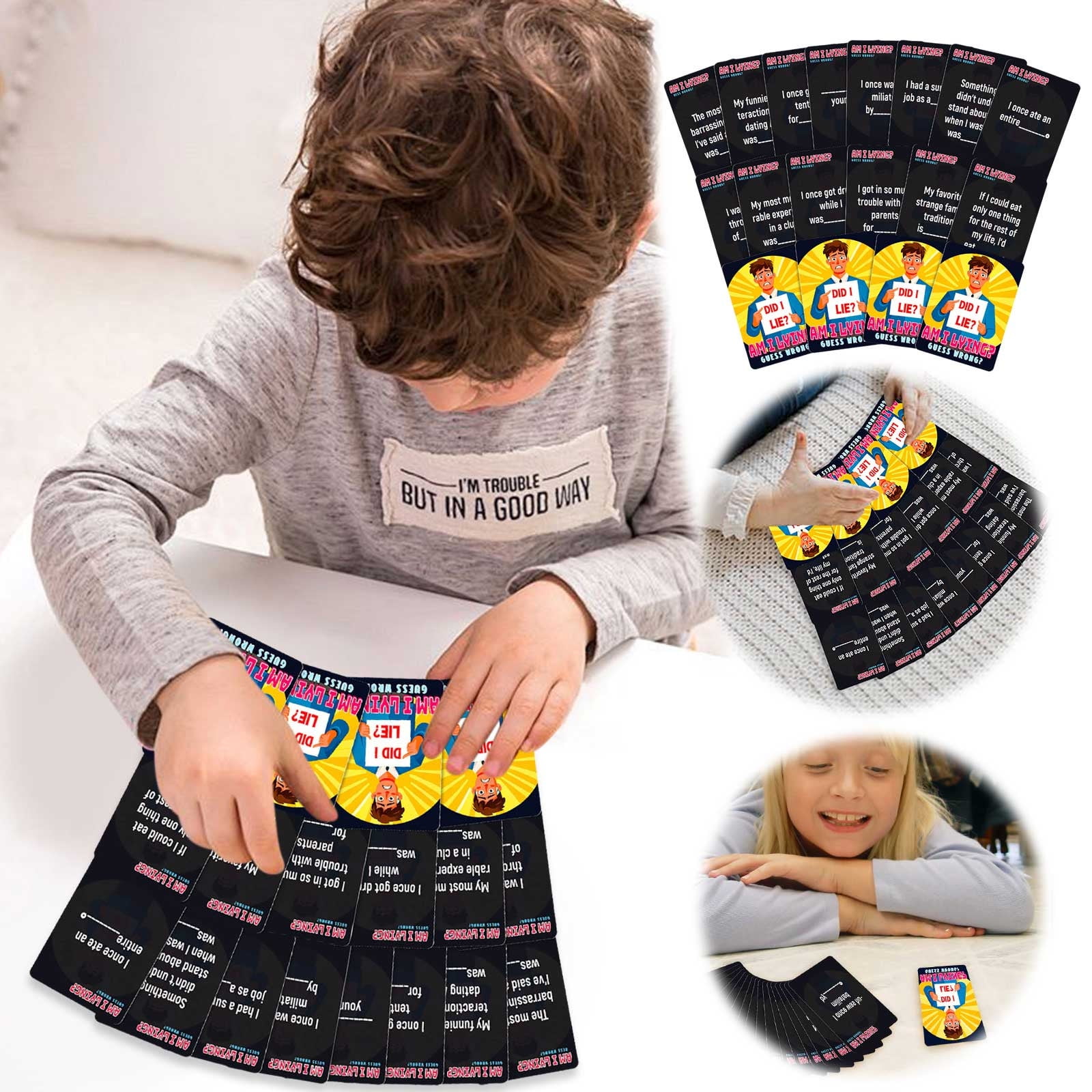 Click here for Yangzheee 50 Interactive Board Game Cards For Lyin... prices