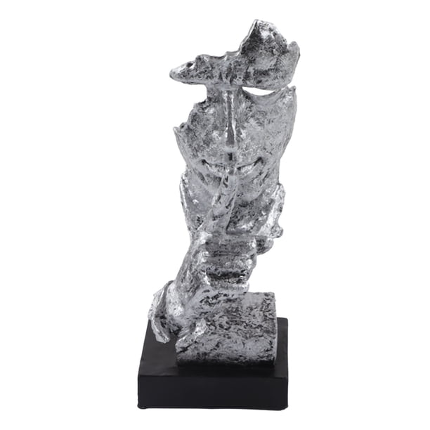 Resin Sculpture,Silence Is Gold Statue Silence Is Gold Statue Silence ...