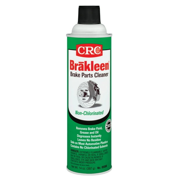 CRC Brakleen Non-Chlorinated Brake Parts Cleaners, 14 oz Aerosol Can ...