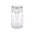 Ashland® 12 Pack: Clear Round Glass Jar with Latch, 2.63" Diameter, 4. ...