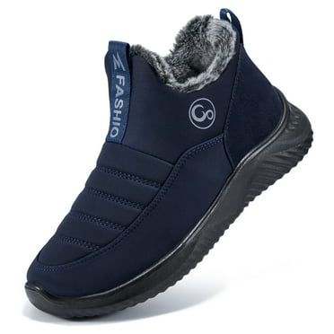 Women Snow Boots Winter Shoes Faux Fur Lined Warm Comfortable Anti Slip ...