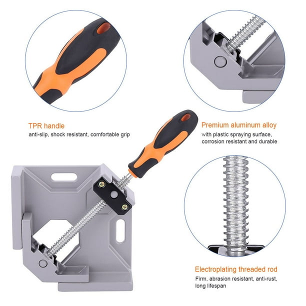 Corner Clamp, Right Angle Clamp, Single Handle Furniture Carpenter ...