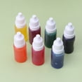 ZPAQI 7 Colors Dye Colorant Set Slime Jewelry Making Skin Safe Liquid ...