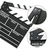 Film Movie Action Scene Clap Board Black Acrylic for Shoot Props ...