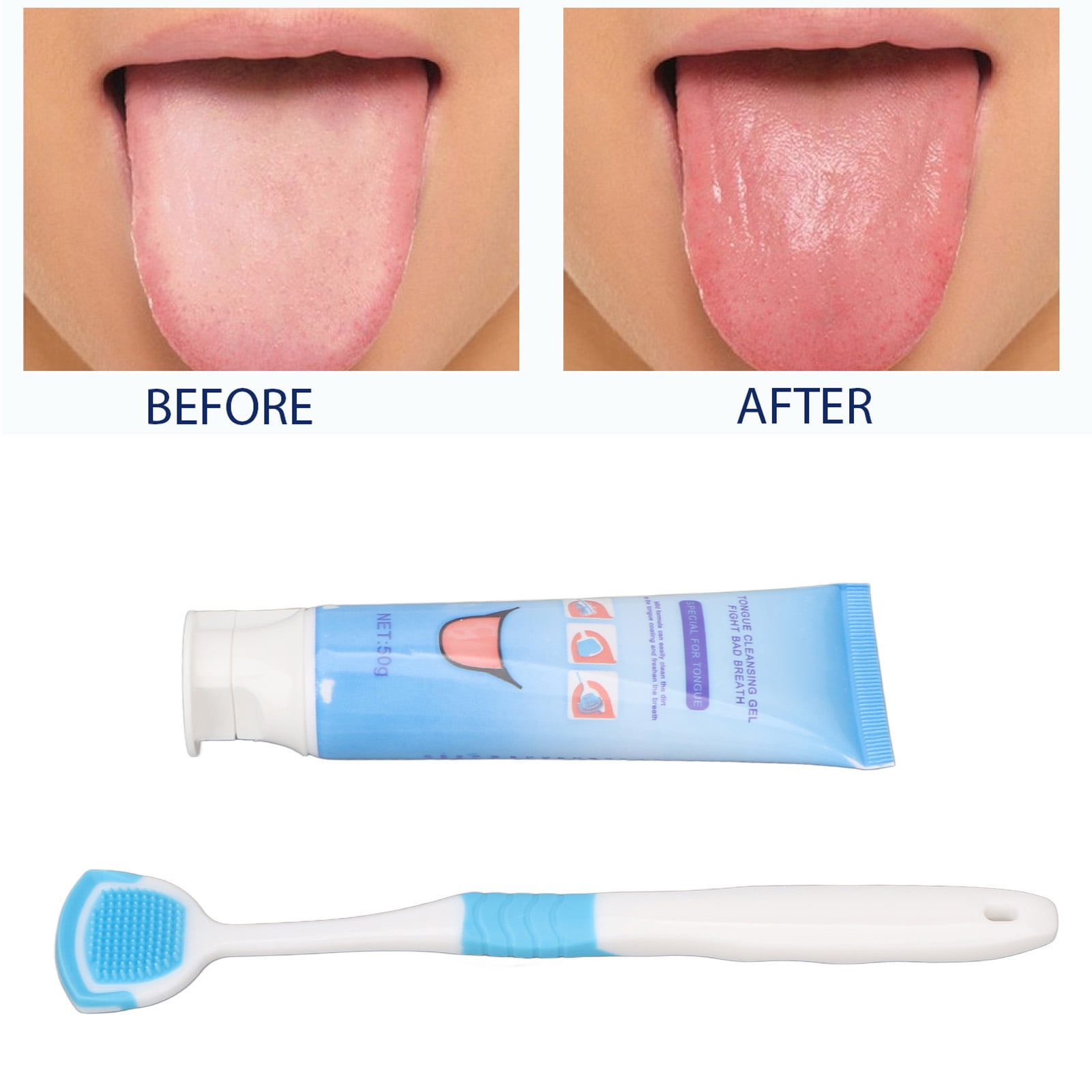 Click here for Zaqw Tongue Cleaning Gel Brush  Gentle Ergonomics... prices