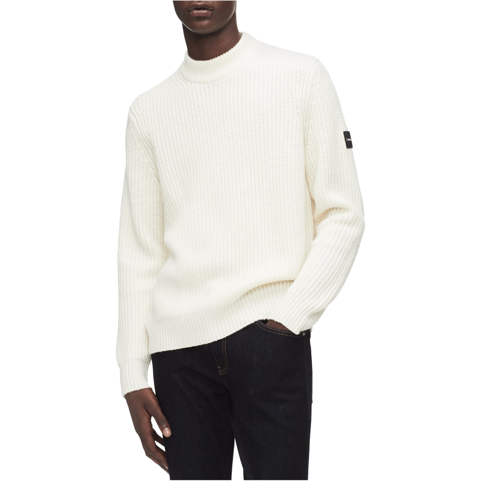 Suéter de Mohair Calvin Klein para Hombre Blanco Roto Mediano | Walmart ...