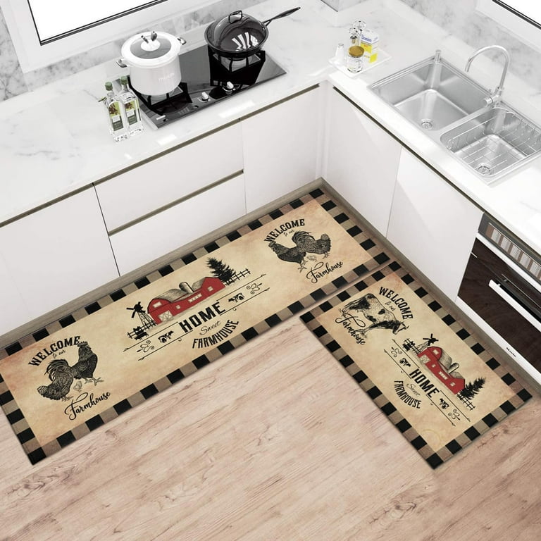 Rustic Farmhouse Kitchen Rugs Kitchen Rugs Sets Of 3 Farmhouse Kitchen
