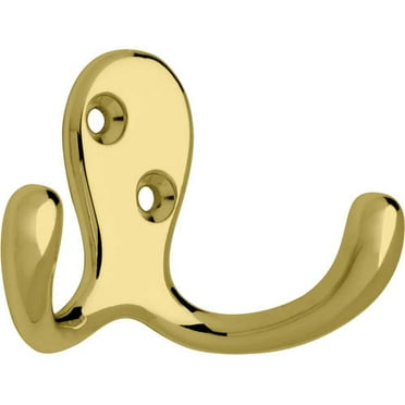 Liberty Double-Prong Robe Hook, Available in Multiple Colors - Walmart.com