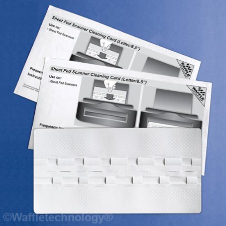 Sheet Fed Scanner Cleaning Card Featuring Waffletechnology (15 Sheets ...