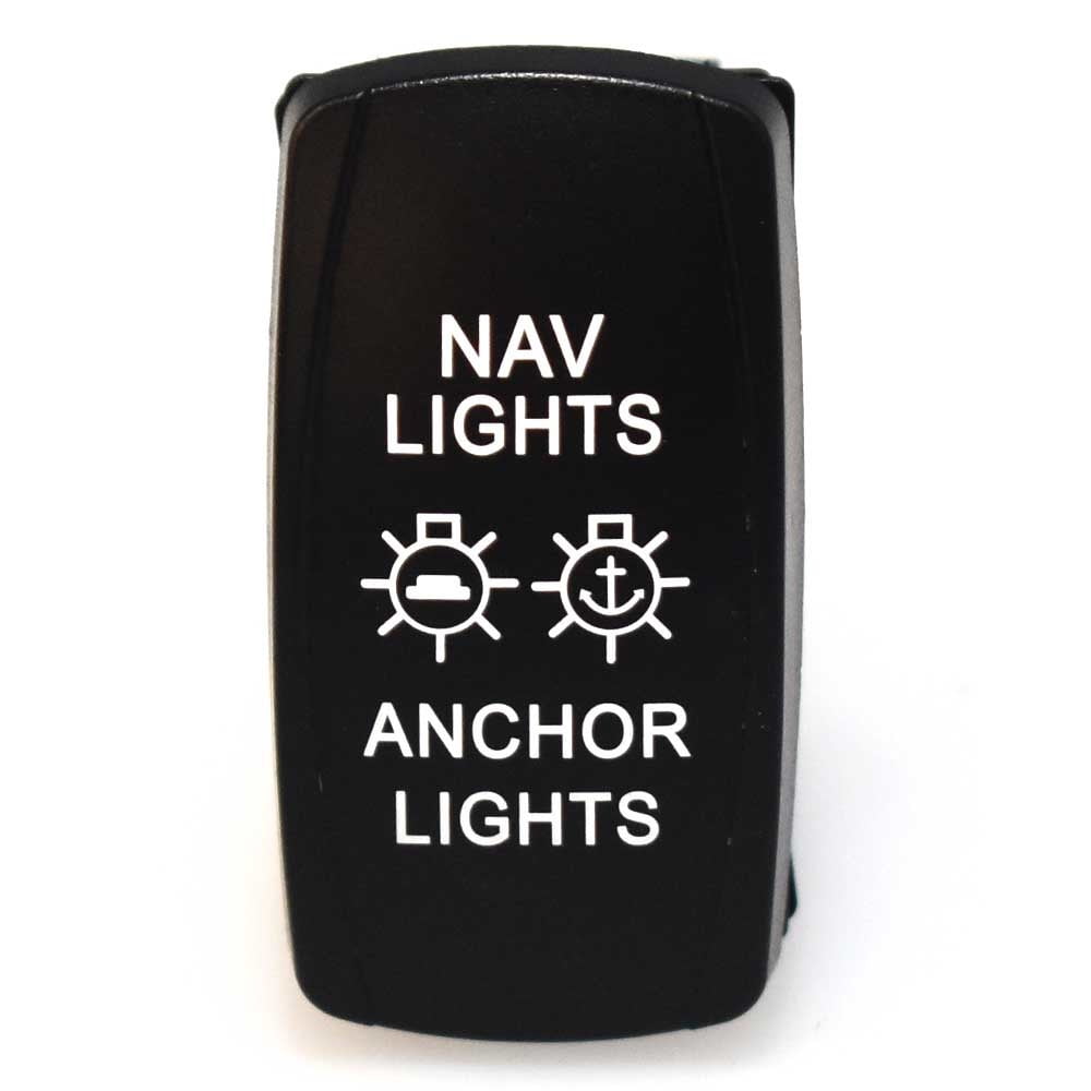 Boat Rocker Switch | Nav/Anc Lights On/Off/On 12VDC / 20A - Walmart.com
