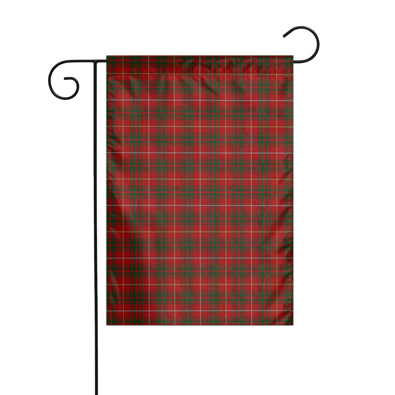 Scottish Clan Bruce Red Green Tartan Garden Flag 12 x 18 Inch Lawn Flag ...