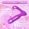 Thrusting Vibrator Soft Handheld Portable Personal Massager Wand For