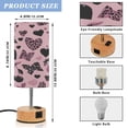 BZSMCE Leopard Print Heart Pattern Printed 3 Color Touch Control Table ...