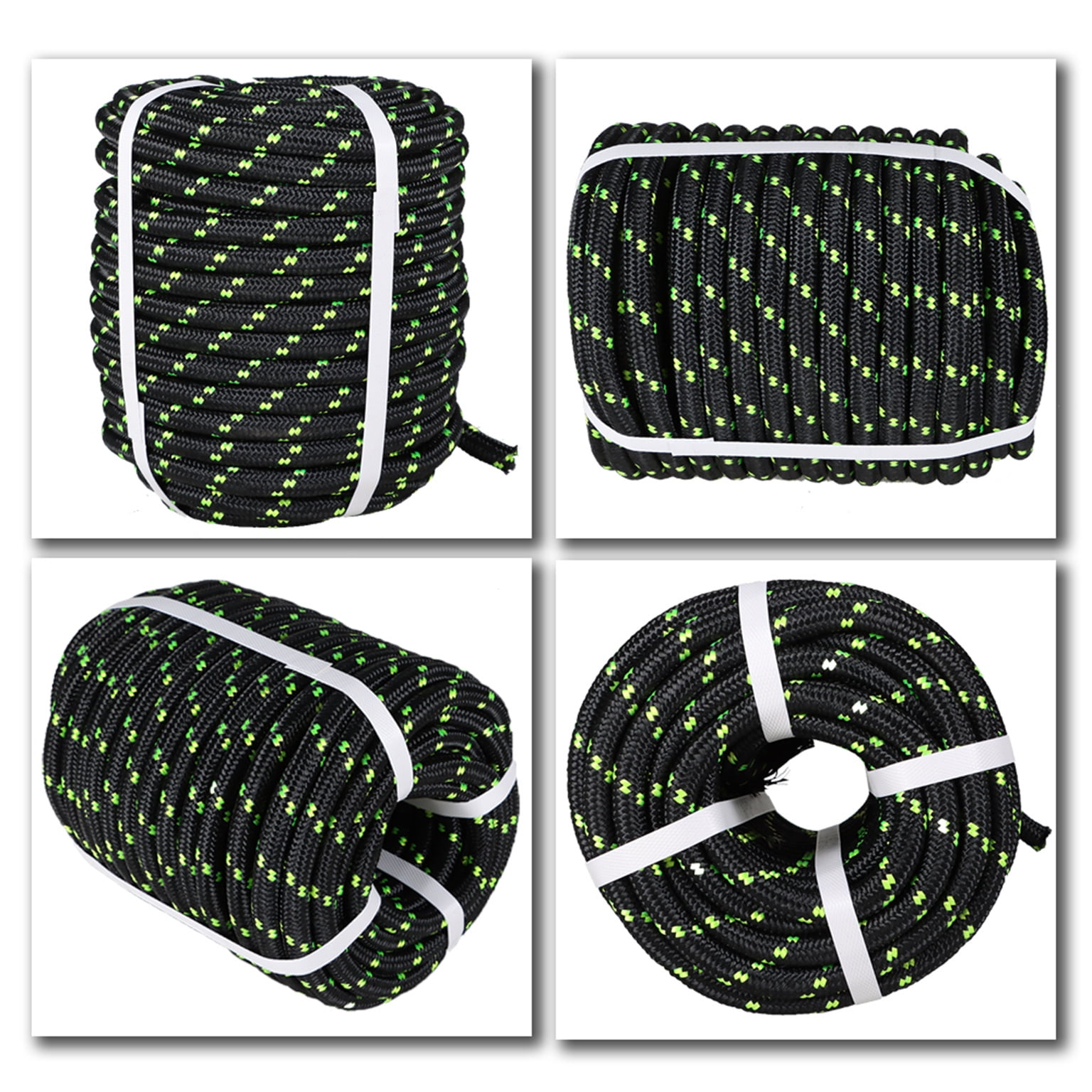 munirater 1/2" Double Braid Marine Polyeste Sheet Halyardr Rope ...