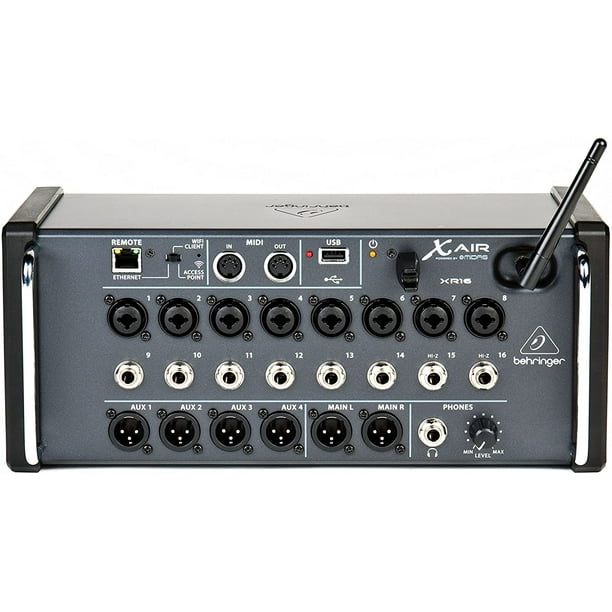 Behringer XR16 Mezcladora 16 Canales Wifi Usb Multitrack Behringer XR16 | Bodega Aurrera en línea
