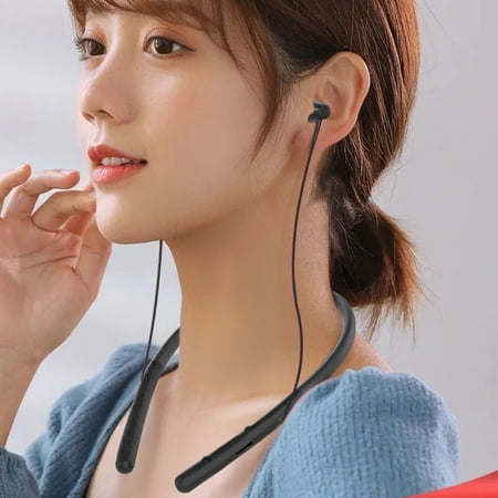 SuoKom Neckband Bluetooth 5.0 Headphones,HD Stereo Wireless Sports ...