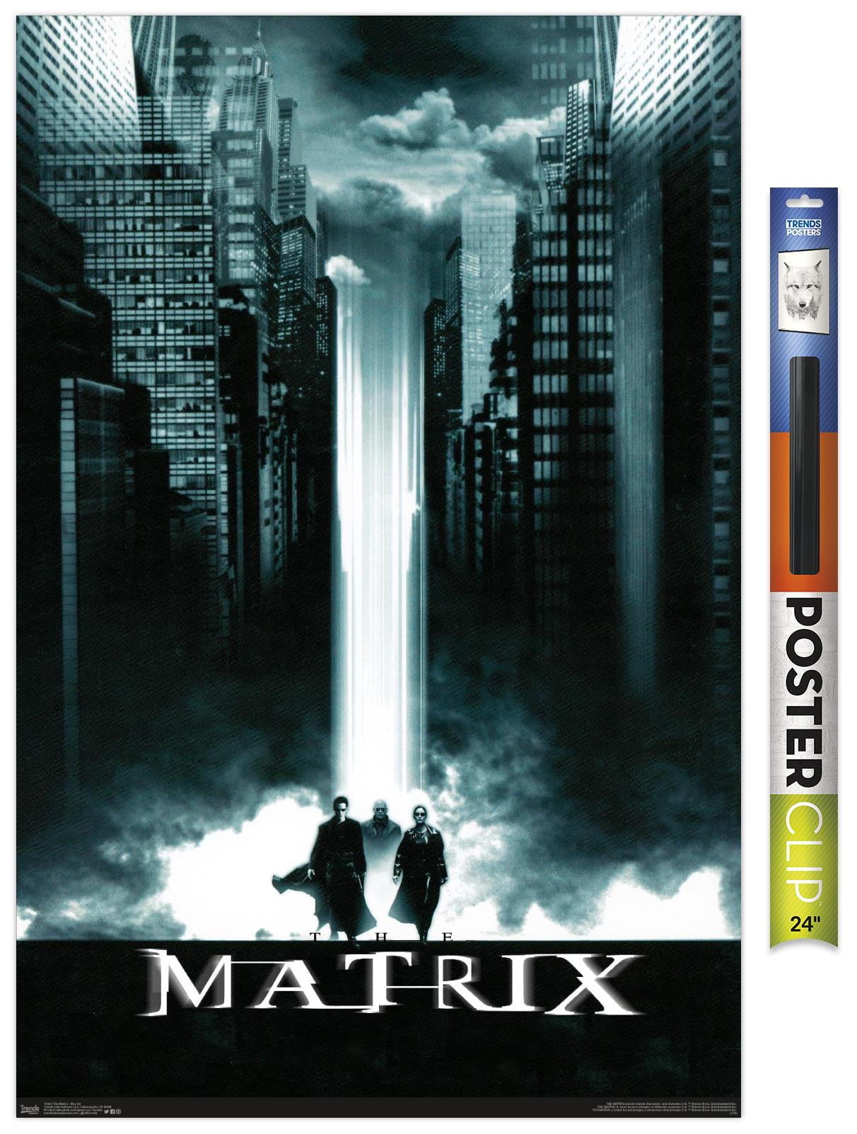 The Matrix - Key Art Premium Poster and Poster Clip Bundle - Walmart ...