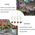 ACDANC 2026 New 8 Pack Small Plastic Hanging Planters,Hanging Flower ...