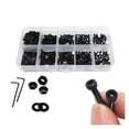 1Box M2 M2.5 M3 M4 M5 M6 Hex Hexagon Socket Cap Head Screw Bolt Nut ...