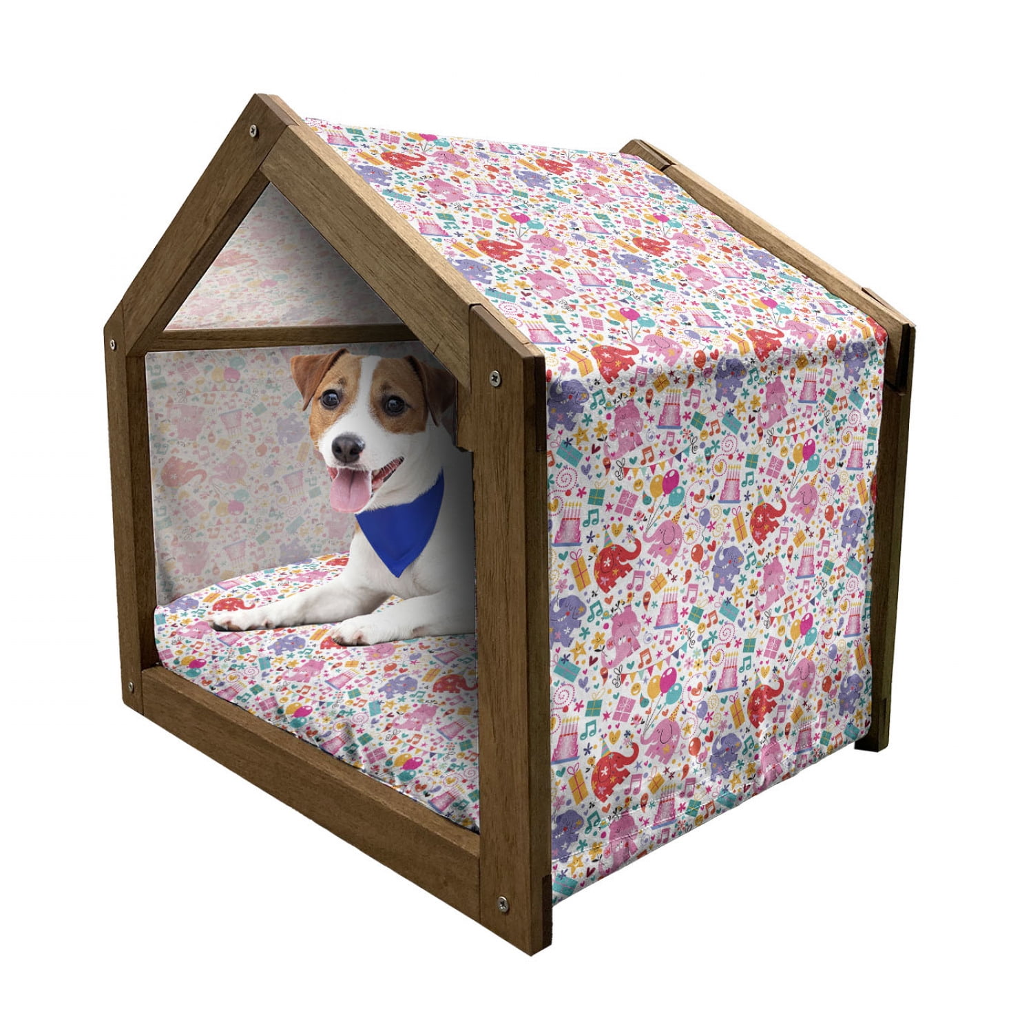 Birthday Pet House, Party Theme with Animals Elephants with Hearts and ...